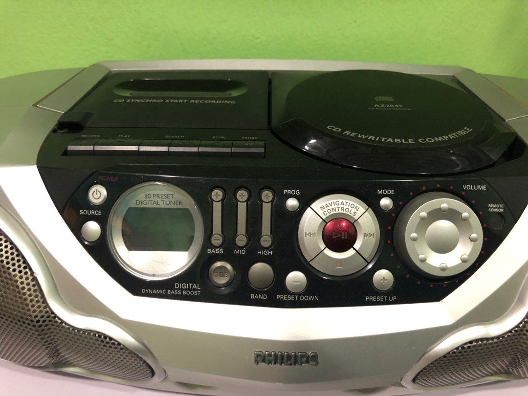 Mini compo radio philips, Audio, Portable Music Players on Carousell