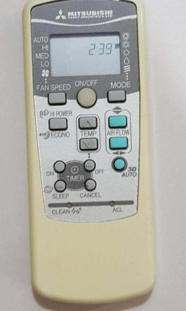 Mitsubishi Aircon Remote, TV & Home Appliances, Air Conditioners ...