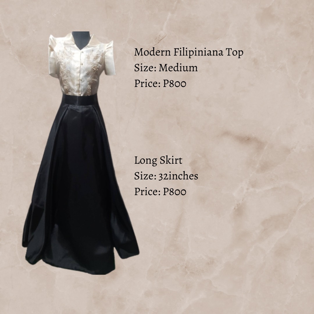 Modern Filipiniana Terno, Women's Fashion, Dresses & Sets, Traditional ...