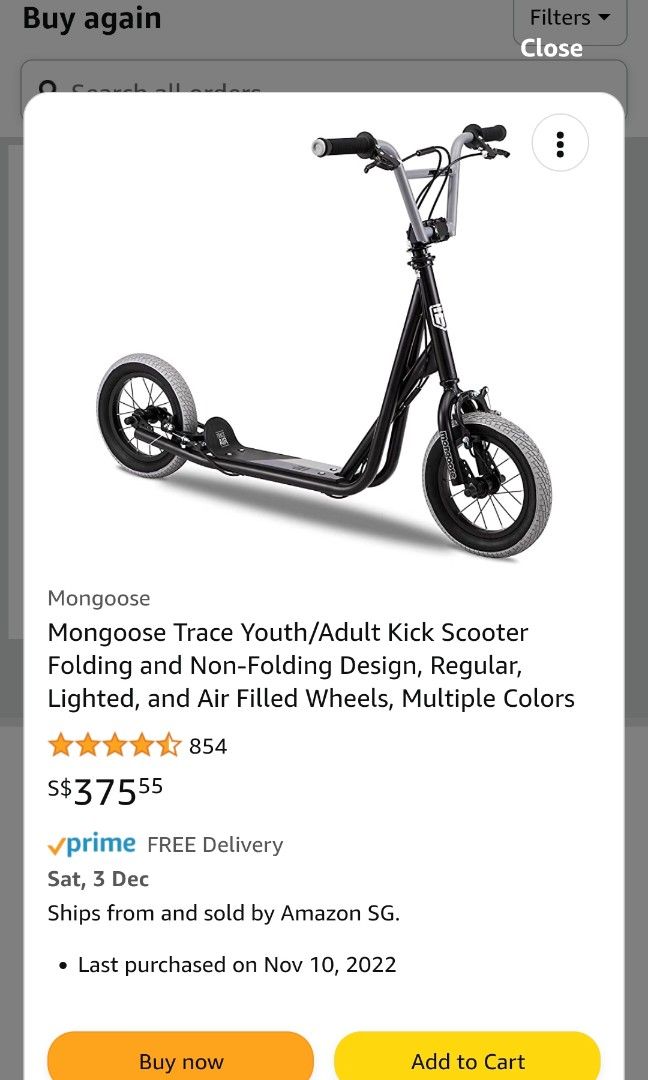 Mongoose kick scooter, Sports Equipment, Other Sports Equipment and ...