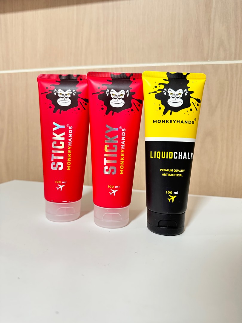 Monkey Hands Grip (Sticky & Liquid Chalk), Sports Equipment, Other ...