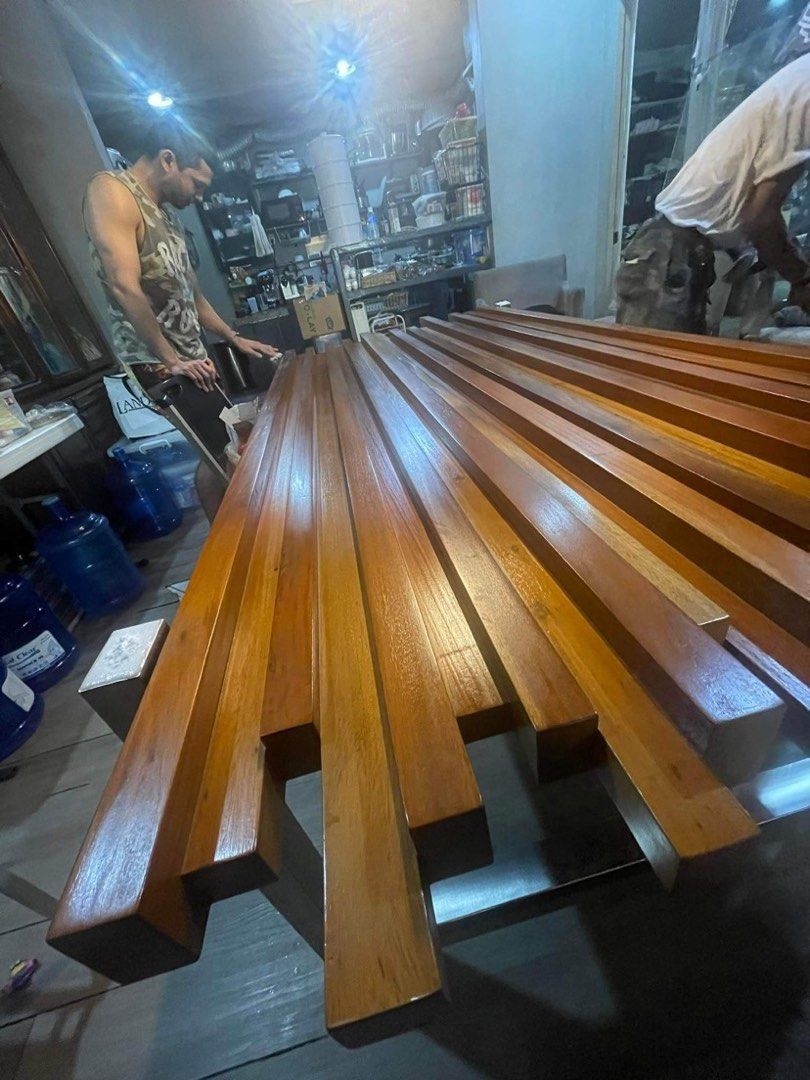 Nara Dining Table 8 seater set, Furniture & Home Living, Furniture ...