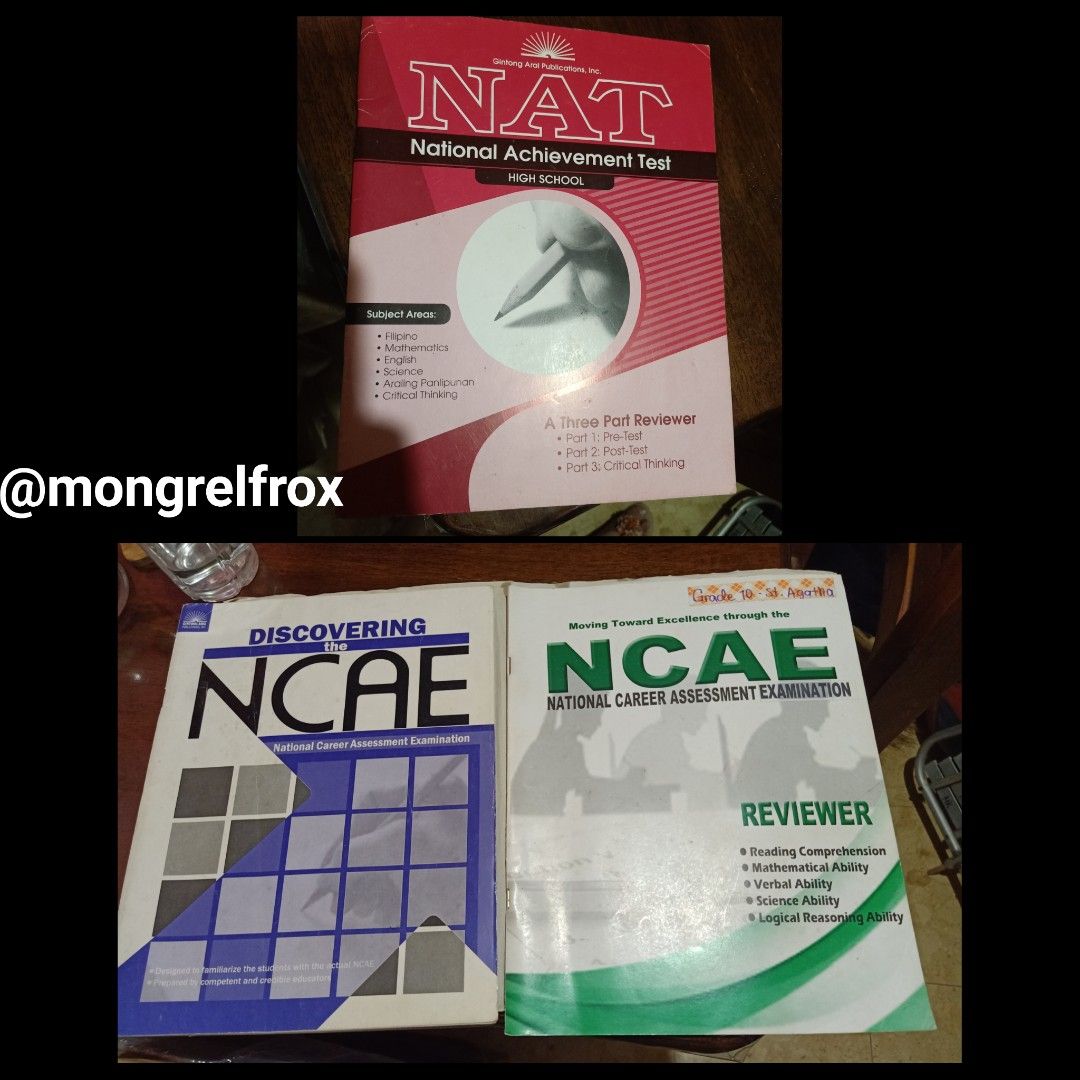 NAT / NCAE Reviewers, Hobbies & Toys, Books & Magazines, Textbooks on ...