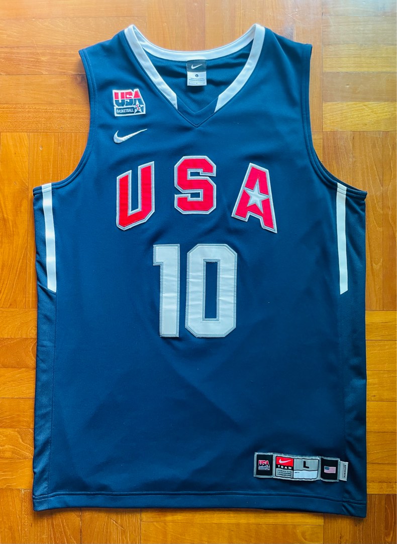 NBA Nike Kobe Bryant #10 Team USA 2010 FIBA World Championship Road ...