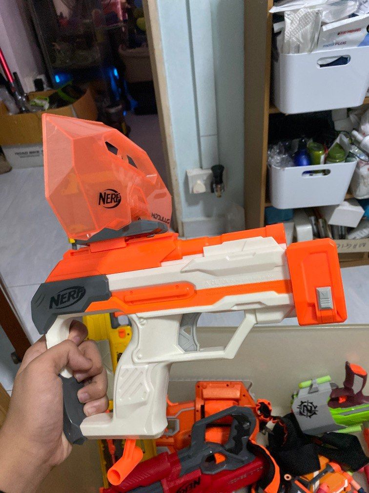 nerf attachments, Hobbies & Toys, Toys & Games on Carousell