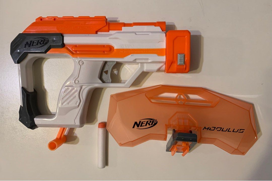 Nerf Modulus Strike and Defend Upgrade Kit, 興趣及遊戲, 玩具 & 遊戲類 - Carousell