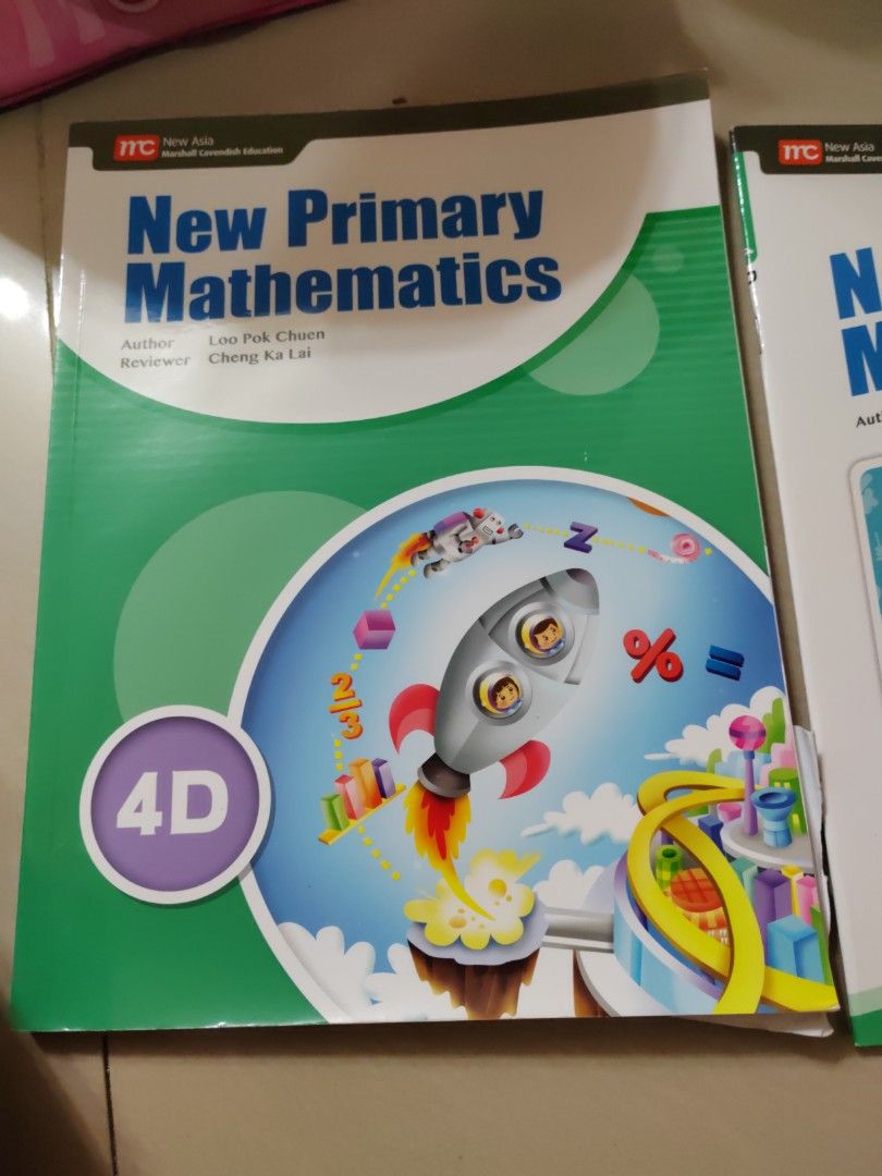 New Primary Mathematics 4D series, 興趣及遊戲, 書本 & 文具, 教科書 - Carousell