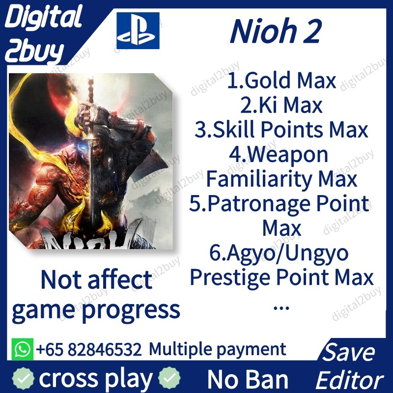 Nioh2 Save Editor Nioh 2 Save Modding Video Gaming Video Games