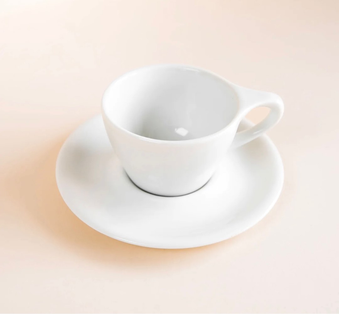 Not neutral lino 6oz cup and saucer cafe use cups, Furniture & Home ...