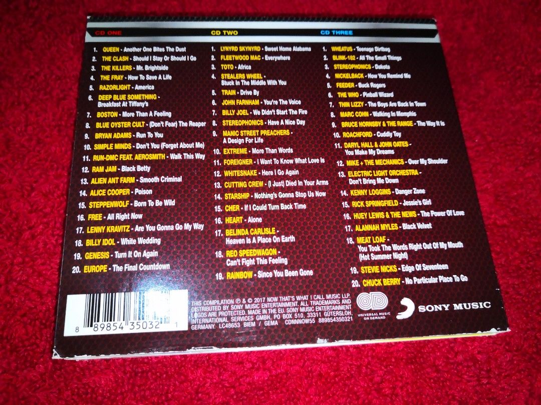 NOW That's What I Call Music 69, 70, 78, 80, Song, Driving Rock CD ...