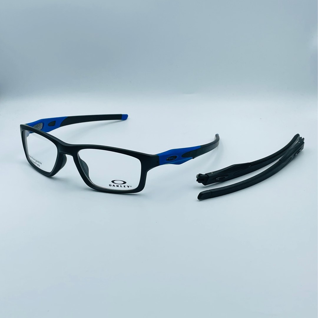 Oakley Crosslink MNP Satin Black Blue 53, Men's Fashion, Watches ...