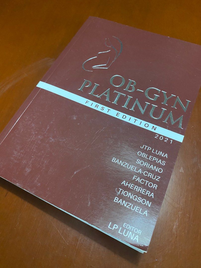 OB-Gyn Platinum 1st Edition, Hobbies & Toys, Books & Magazines, Textbooks on Carousell