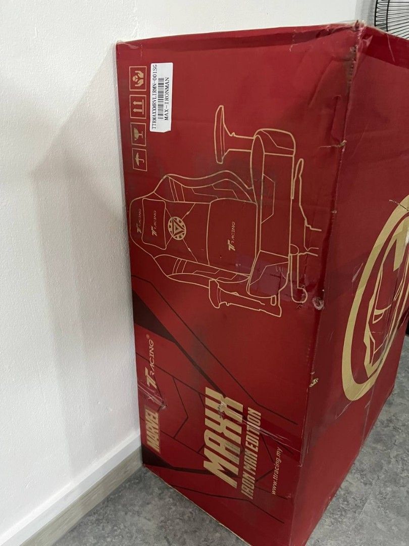 Official Iron Man Gaming Ergonomic Chair, Furniture & Home Living ...