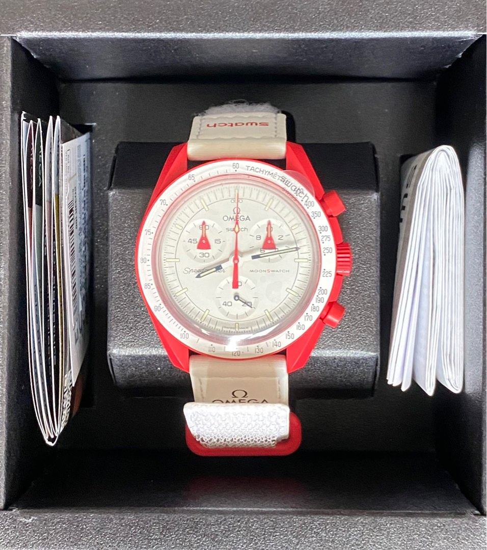 Omega X Swatch Mission to Mars, Luxury, Watches on Carousell