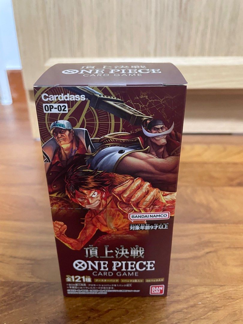 One Piece OP-02 Booster Box, Hobbies & Toys, Toys & Games on Carousell