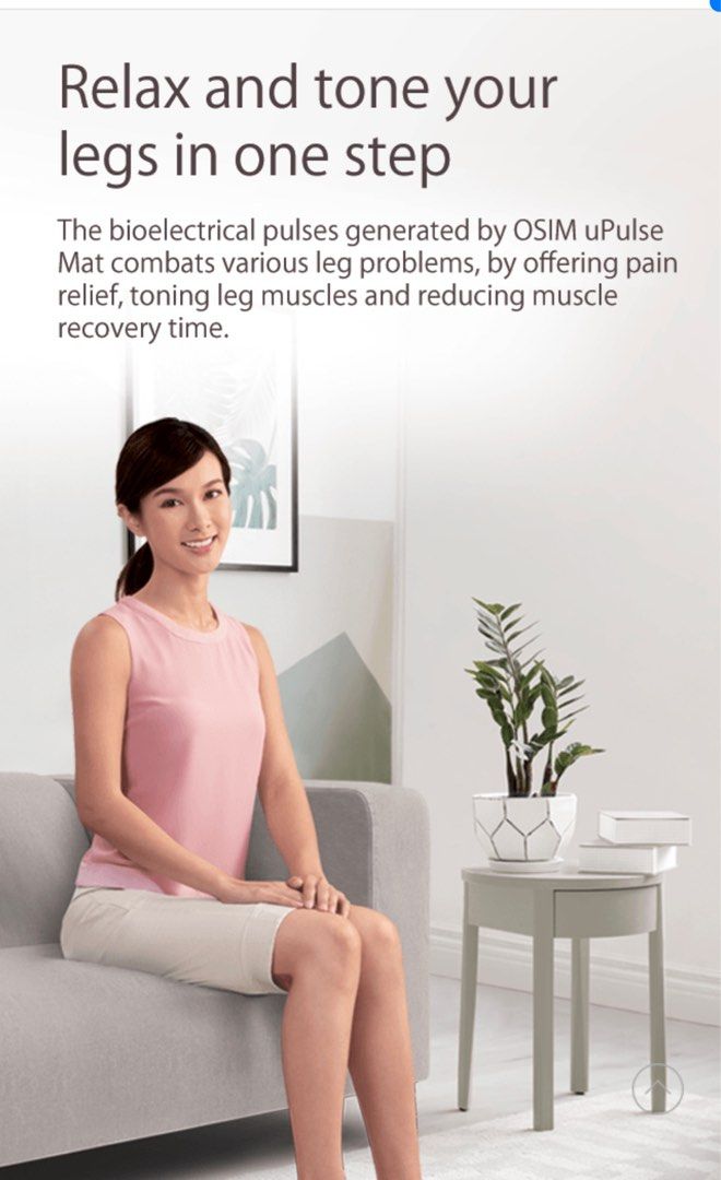 Osim uPulse mat, Health & Nutrition, Massage Devices on Carousell