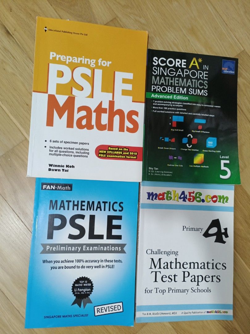P4, PSLE Math, Hobbies & Toys, Books & Magazines, Assessment Books on ...