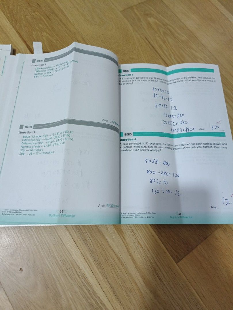 P4, PSLE Math, Hobbies & Toys, Books & Magazines, Assessment Books on ...