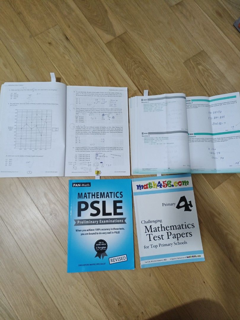 P4, PSLE Math, Hobbies & Toys, Books & Magazines, Assessment Books on ...
