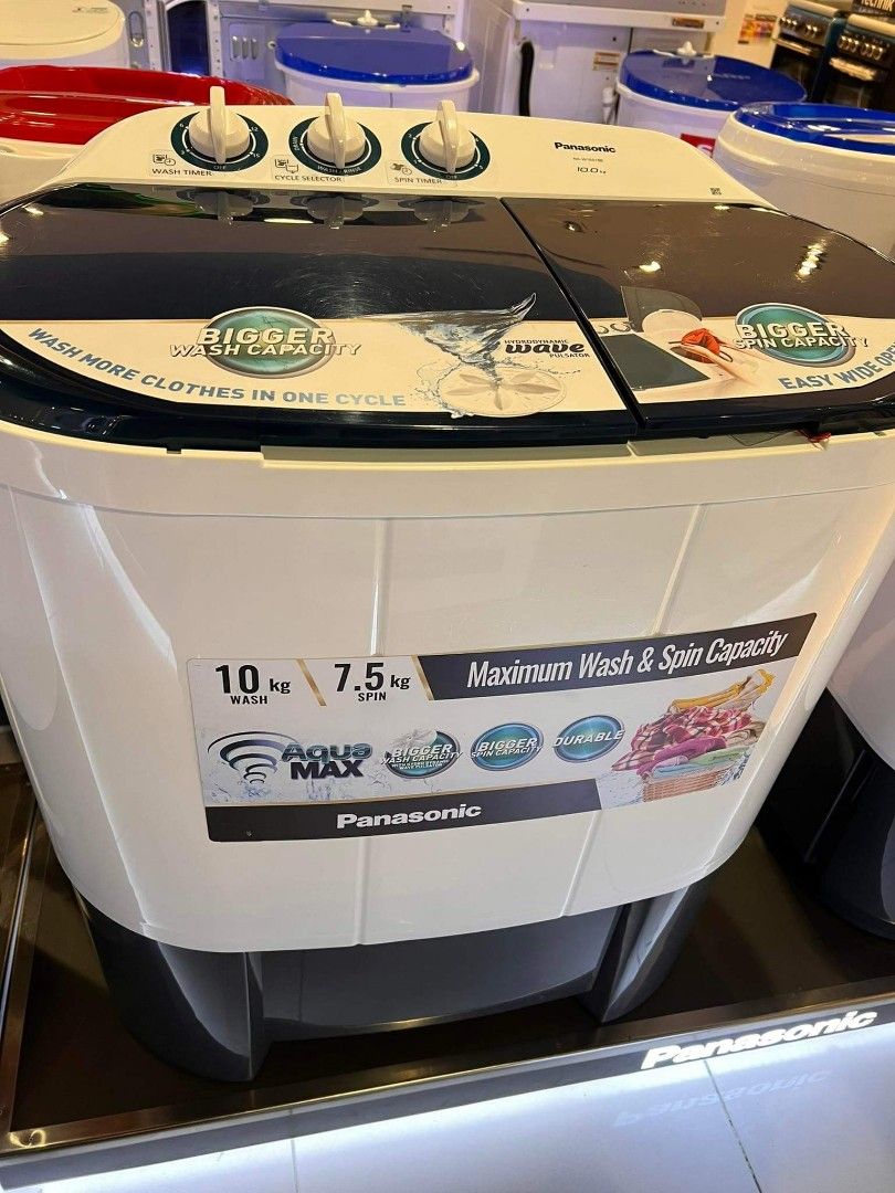 PANASONIC TWIN TUB WASHING MACHINE, TV & Home Appliances, Washing ...
