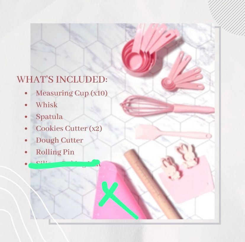 Pastel Pink Baking Set, Furniture & Home Living, Kitchenware ...