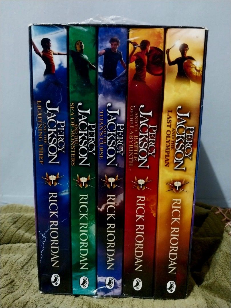 Percy Jackson and the Olympians boxed set, Hobbies & Toys, Books ...
