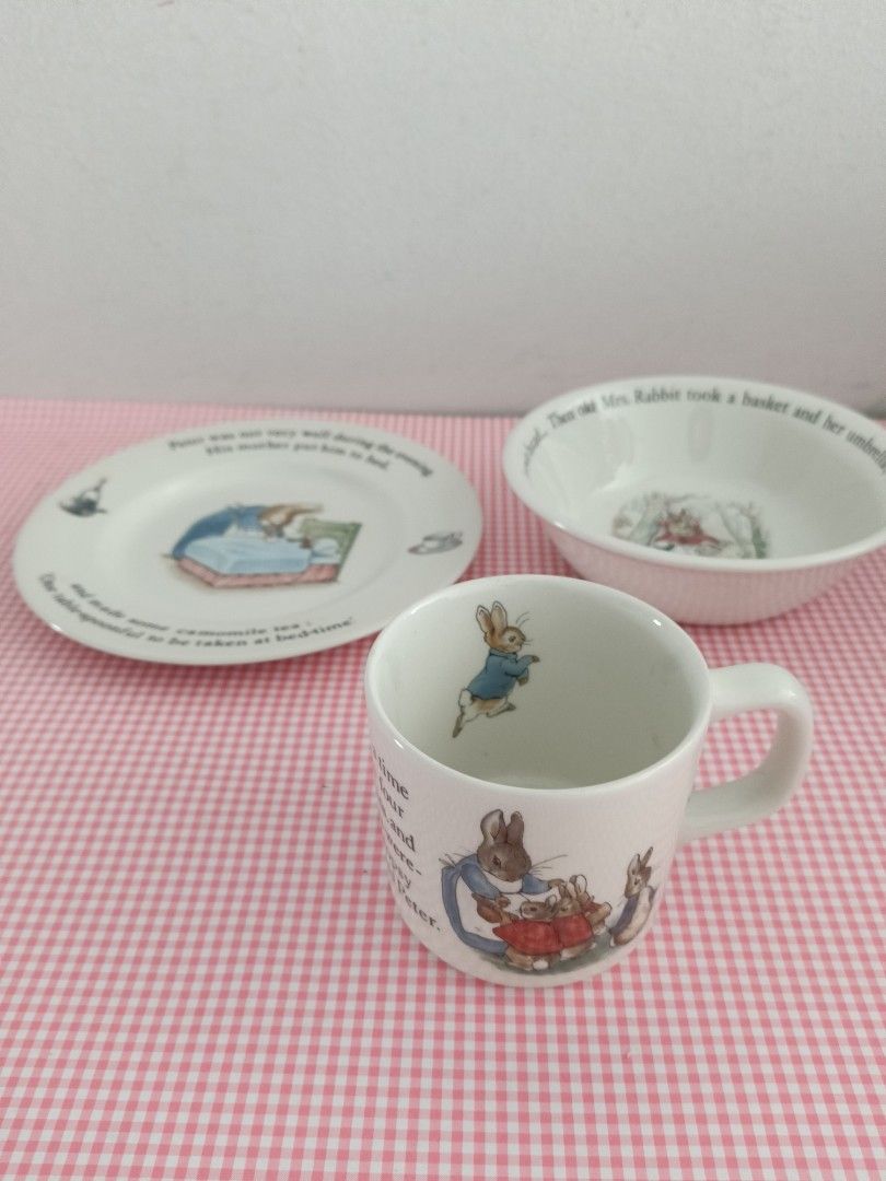 Peter Rabbit Nursery Set, Furniture & Home Living, Kitchenware ...