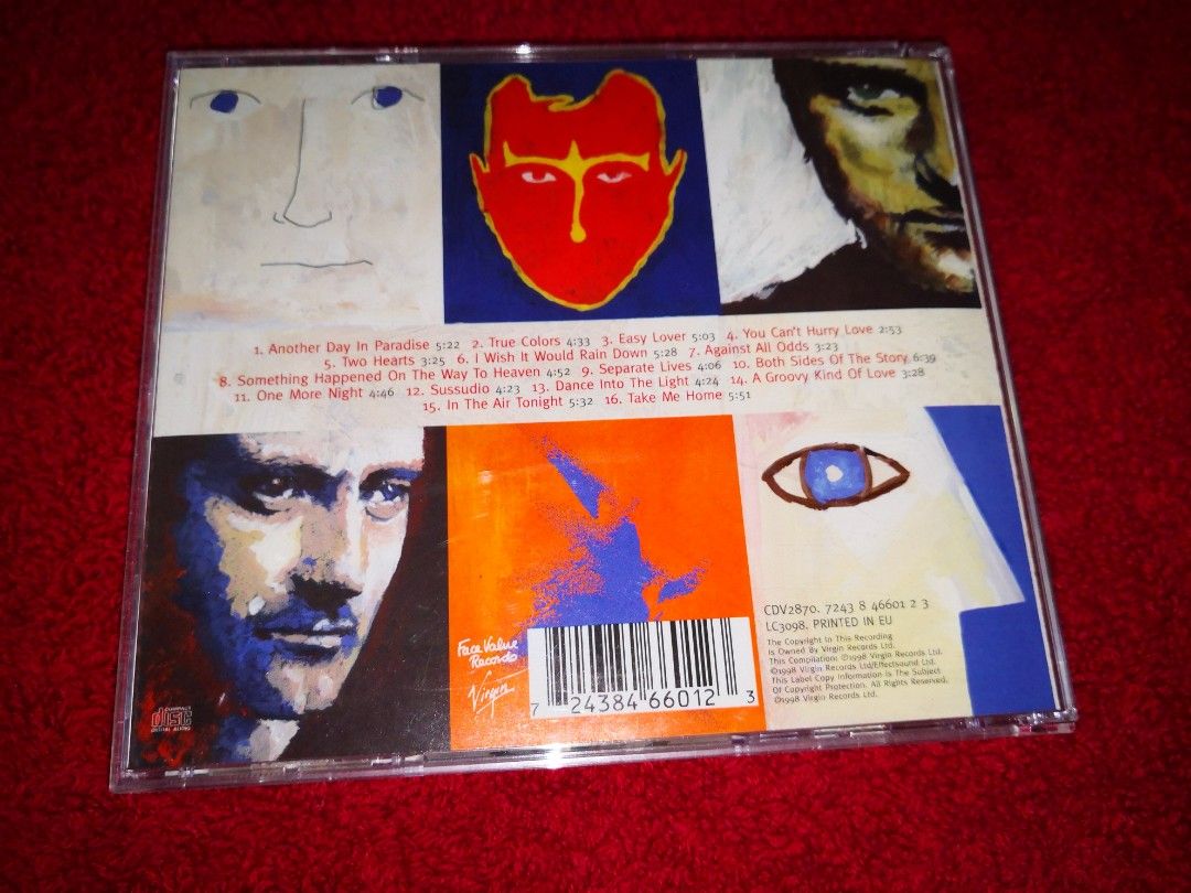 Phil Collins Hits CD, Hobbies & Toys, Music & Media, CDs & DVDs on ...
