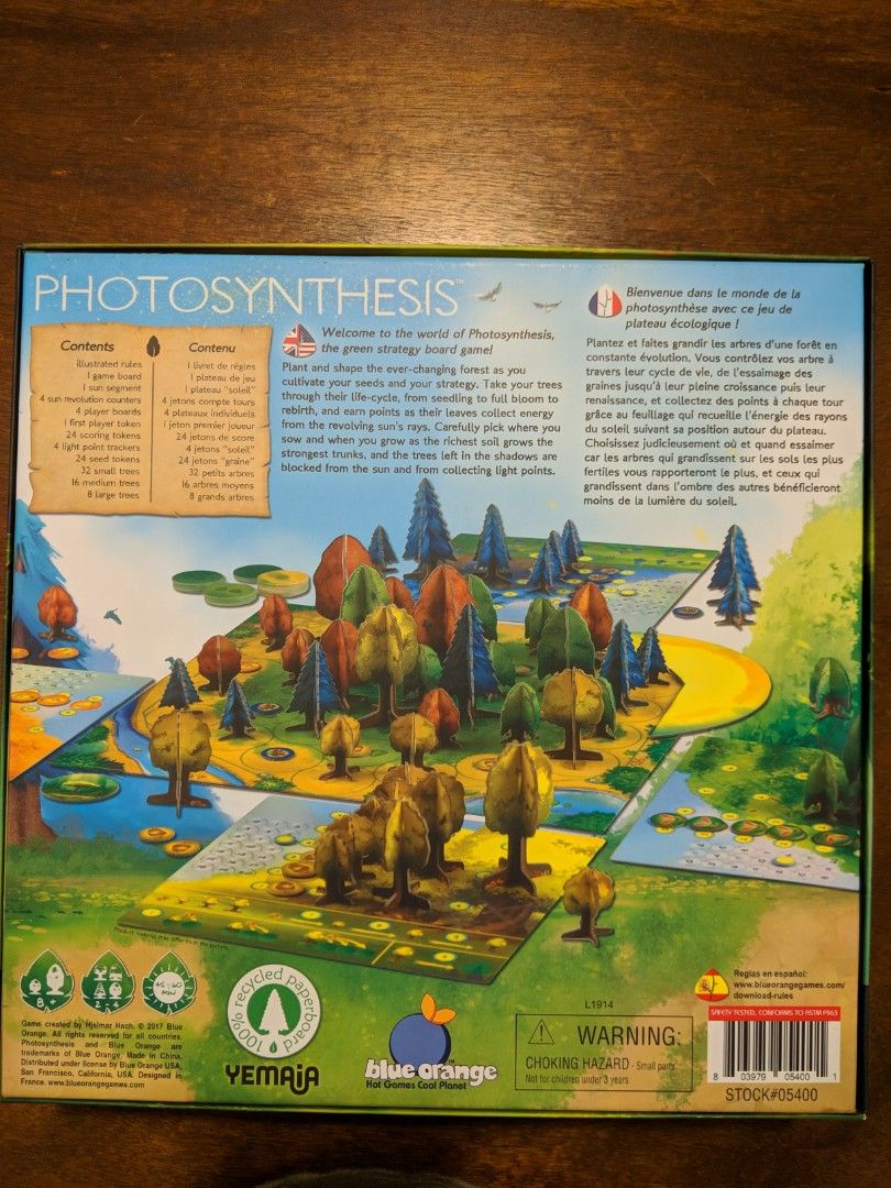 Photosynthesis Board game, Hobbies & Toys, Toys & Games on Carousell