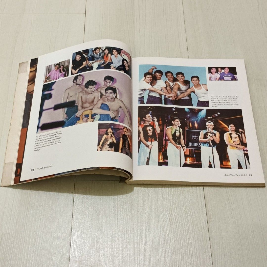 PIOLO PASCUAL : 2007 175-PAGE BELIEVING (A PICTORIAL BIOGRAPHY) BOOK + 2005 DREAMBOY PHILIPPINE ...