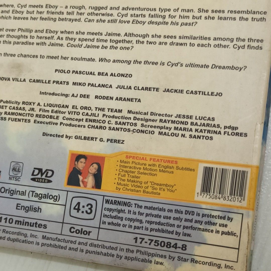 PIOLO PASCUAL : 2007 175-PAGE BELIEVING (A PICTORIAL BIOGRAPHY) BOOK + 2005 DREAMBOY PHILIPPINE ...