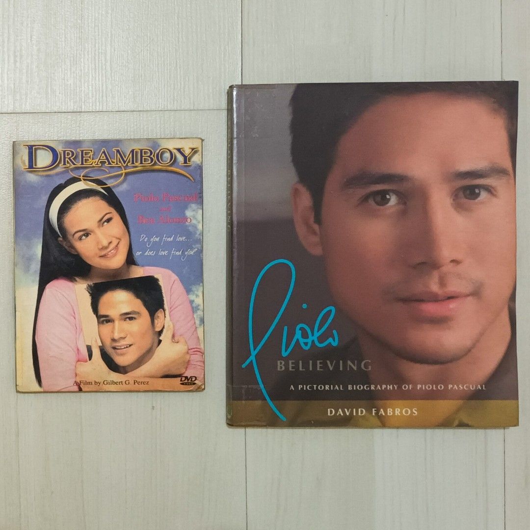 PIOLO PASCUAL : 2007 175-PAGE BELIEVING (A PICTORIAL BIOGRAPHY) BOOK + 2005 DREAMBOY PHILIPPINE ...