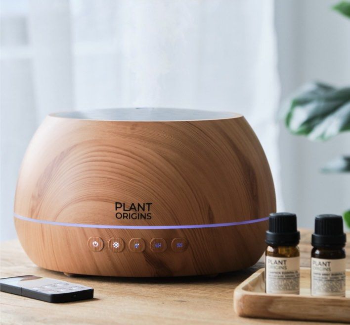 Plant Origins Aromatherapy Wooden Bluetooth Diffuser, Furniture & Home ...