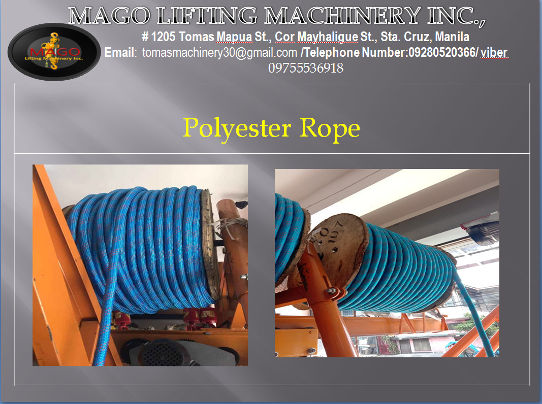 Polyester Rope, Commercial & Industrial, Construction Tools & Equipment ...