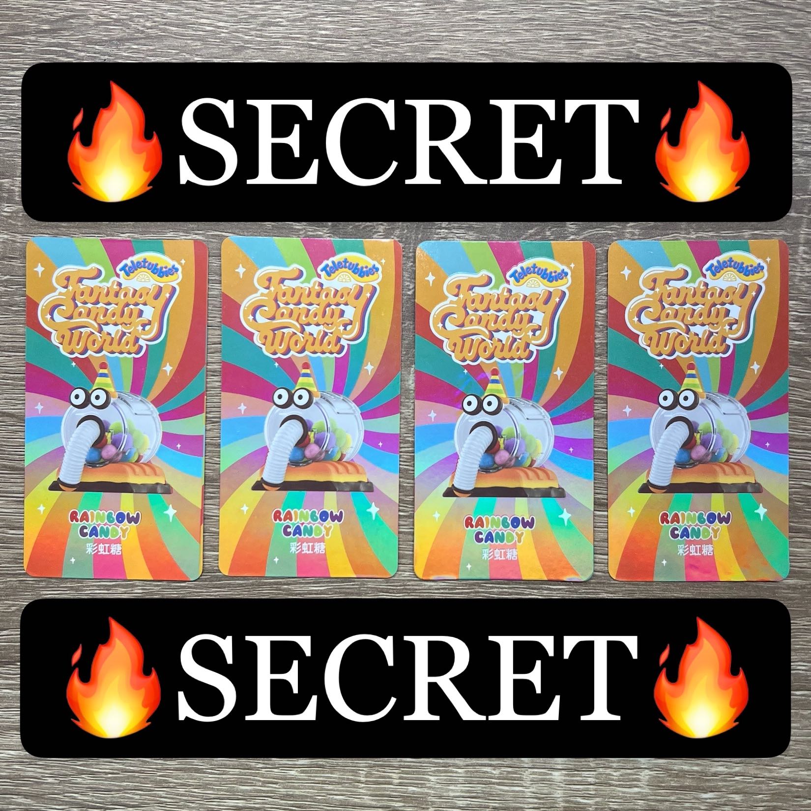 POPMART - Teletubbies SECRET Rainbow Candy Vacuum Blindbox SEALED IN ...