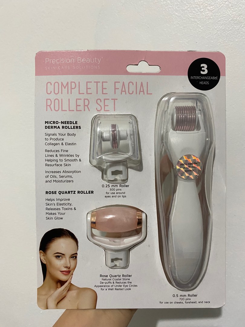 Precision Beauty Complete Facial Roller Set, Beauty & Personal Care ...