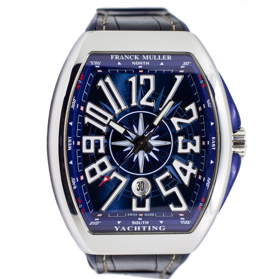 Preowned Franck Muller Vanguard Yachting in Steel Ref: V45 SC DT ...