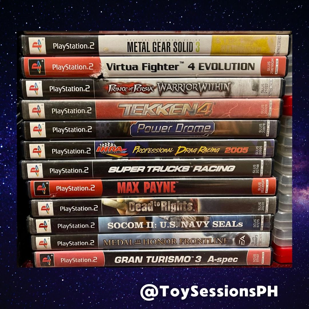 PS2 Games - NTSC/UC, Video Gaming, Video Games, PlayStation on Carousell