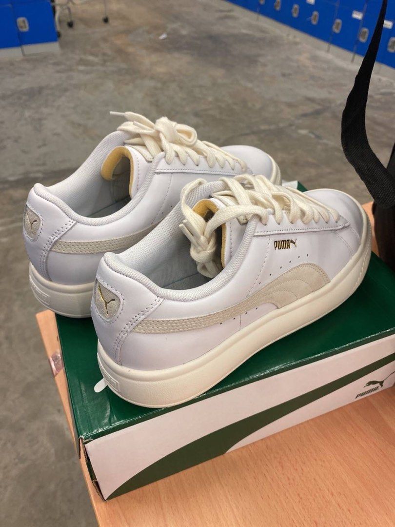 PUMA MAYU LEATHER PLATFORM SHOES, Women's Fashion, Footwear, Sneakers ...