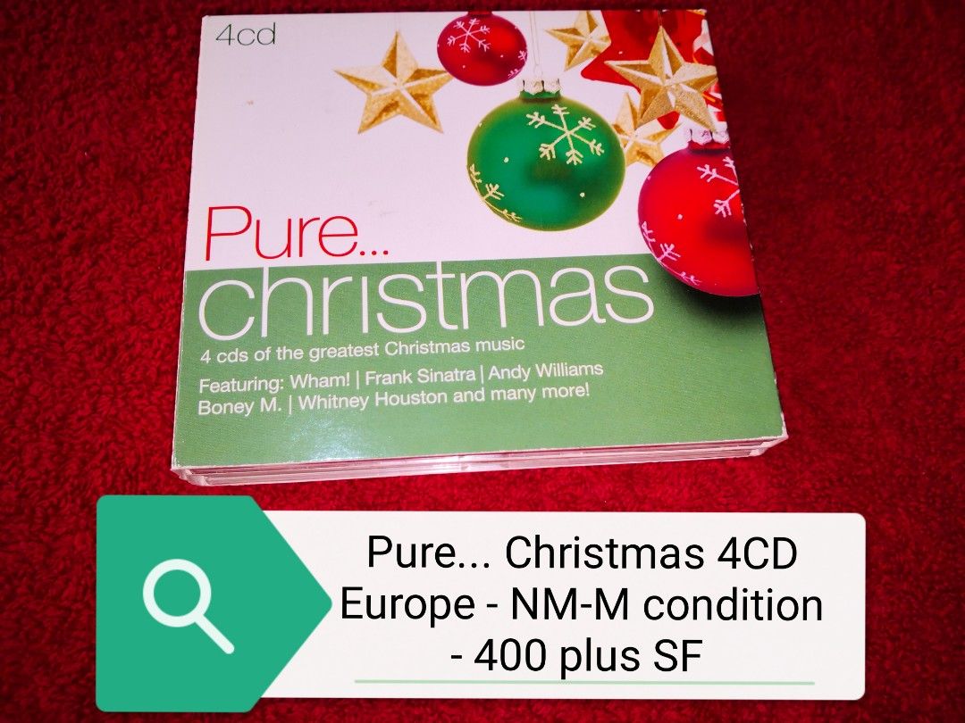 Pure Christmas 4CD, Hobbies & Toys, Music & Media, CDs & DVDs on Carousell