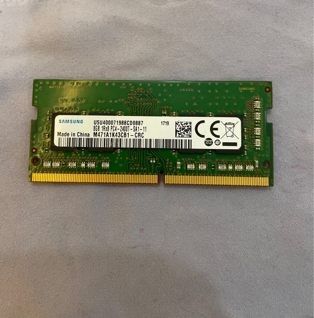 RAM 8gb 2400mhz, DDR4, Computers & Tech, Parts & Accessories, Computer ...