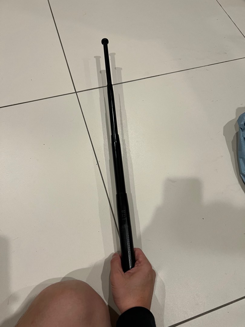 Retractable Self Defence Baton, Sports Equipment, Hiking & Camping on ...