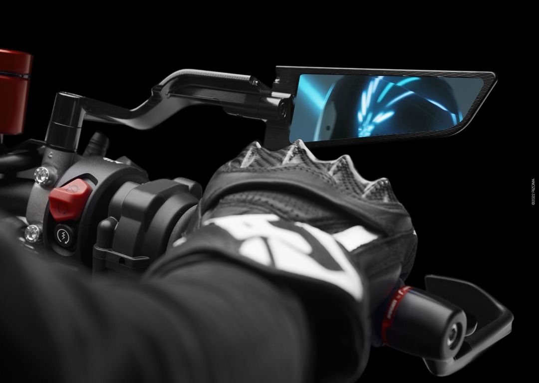 Rizoma stealth mirror for naked bike ducati streetfighter hypermotard ...