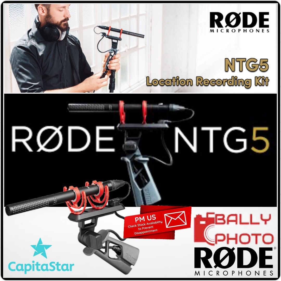 RODE NTG5 Moisture-Resistant Short Shotgun Microphone, Photography ...