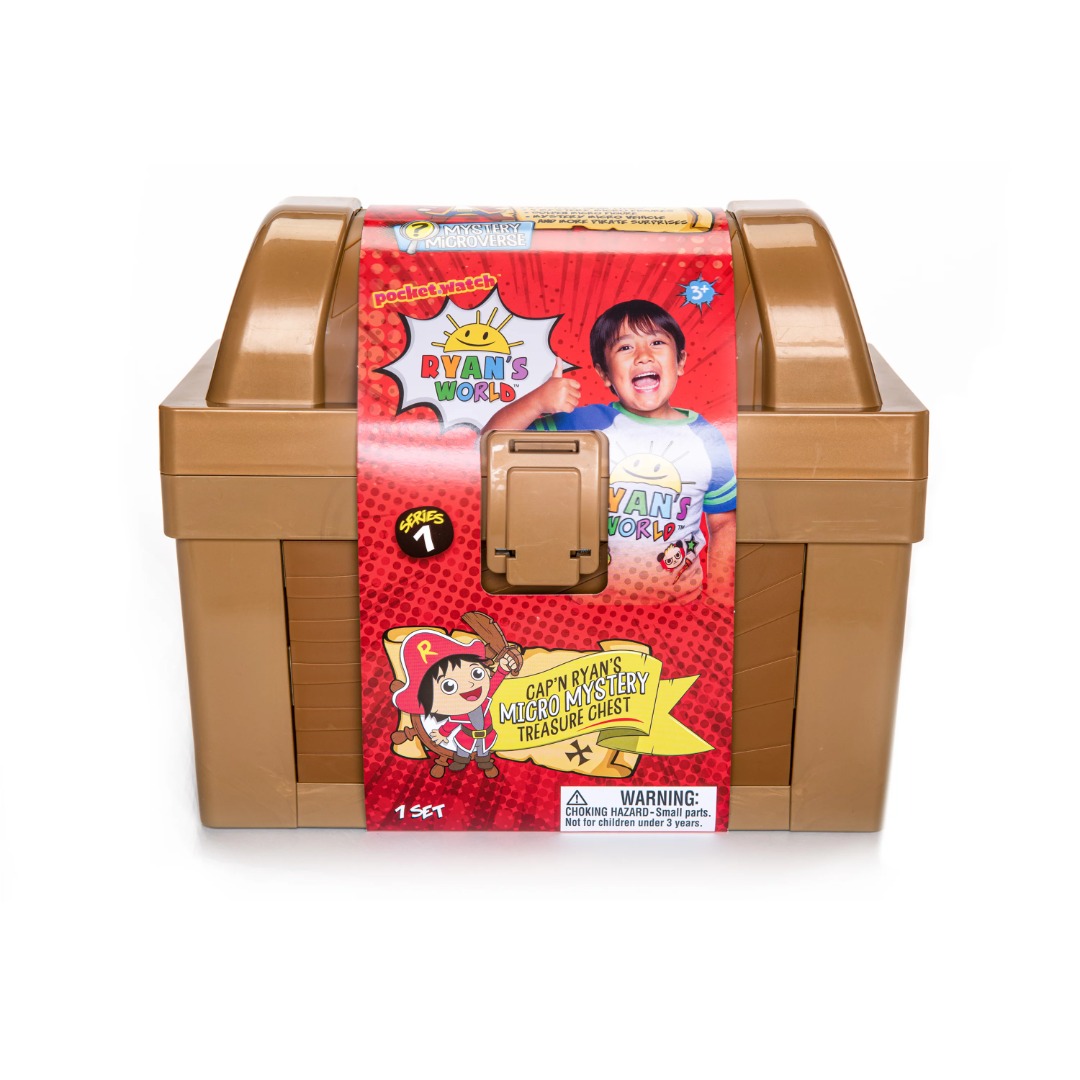 Ryans World Cap`n Ryan`s Micro Mystery Treasure Chest Toy, Hobbies ...