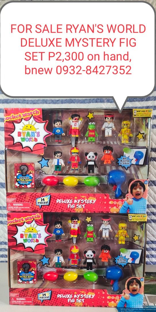 RYAN'S WORLD DELUXE MYSTERY FIG SET, Hobbies & Toys, Toys & Games on ...