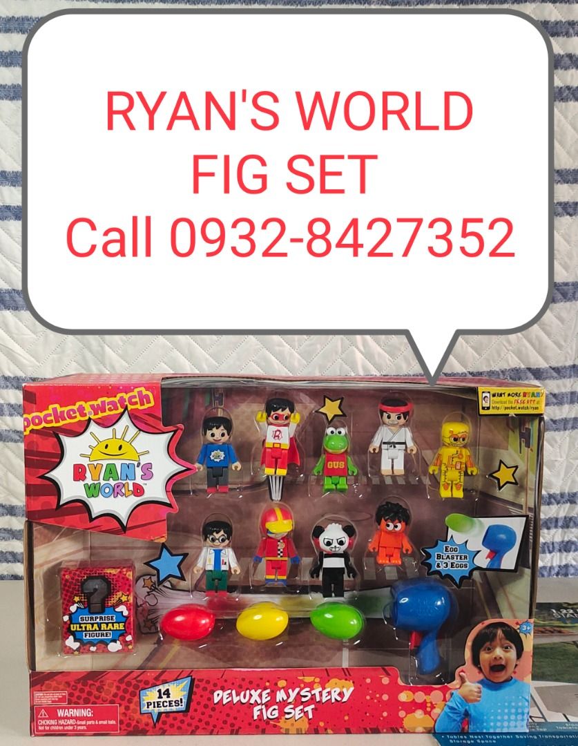 RYAN'S WORLD DELUXE MYSTERY FIG SET, Hobbies & Toys, Toys & Games on ...