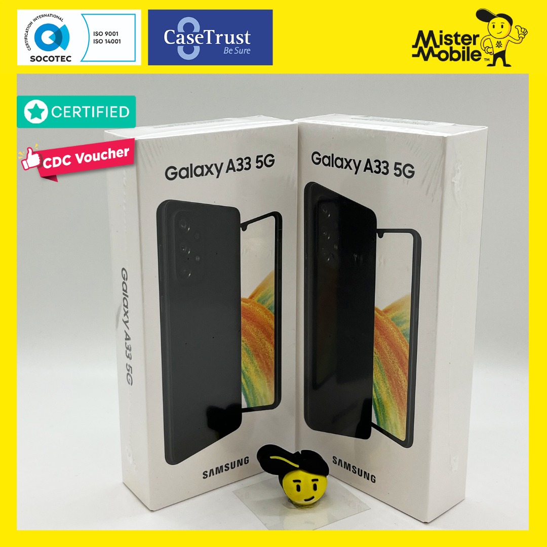 Samsung Galaxy A33 5G 128 128GB Awesome Black Local New Set, Mobile ...