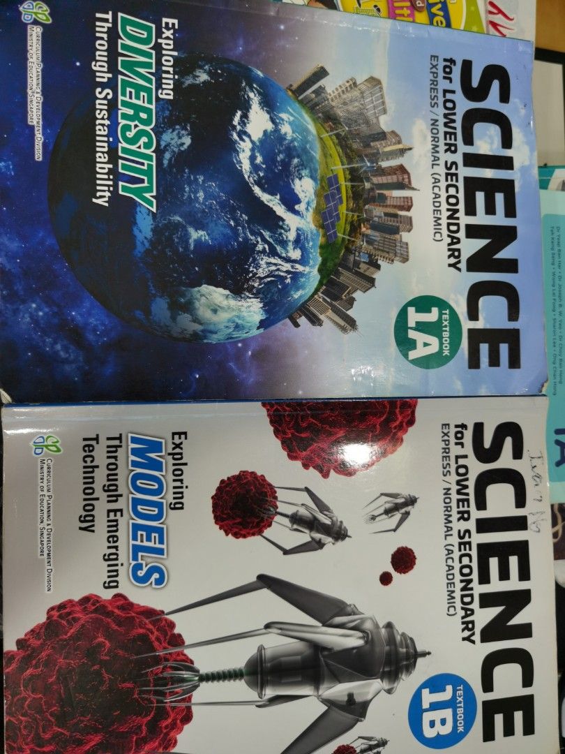 Secondary 1 science textbook 1a 1b, Hobbies & Toys, Books & Magazines ...