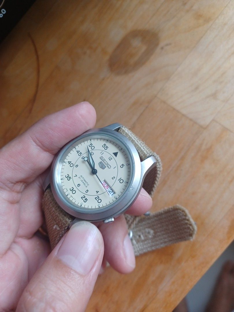 Seiko 5 Military Field watch Automatic SNK803K2, Luxury, Watches on ...